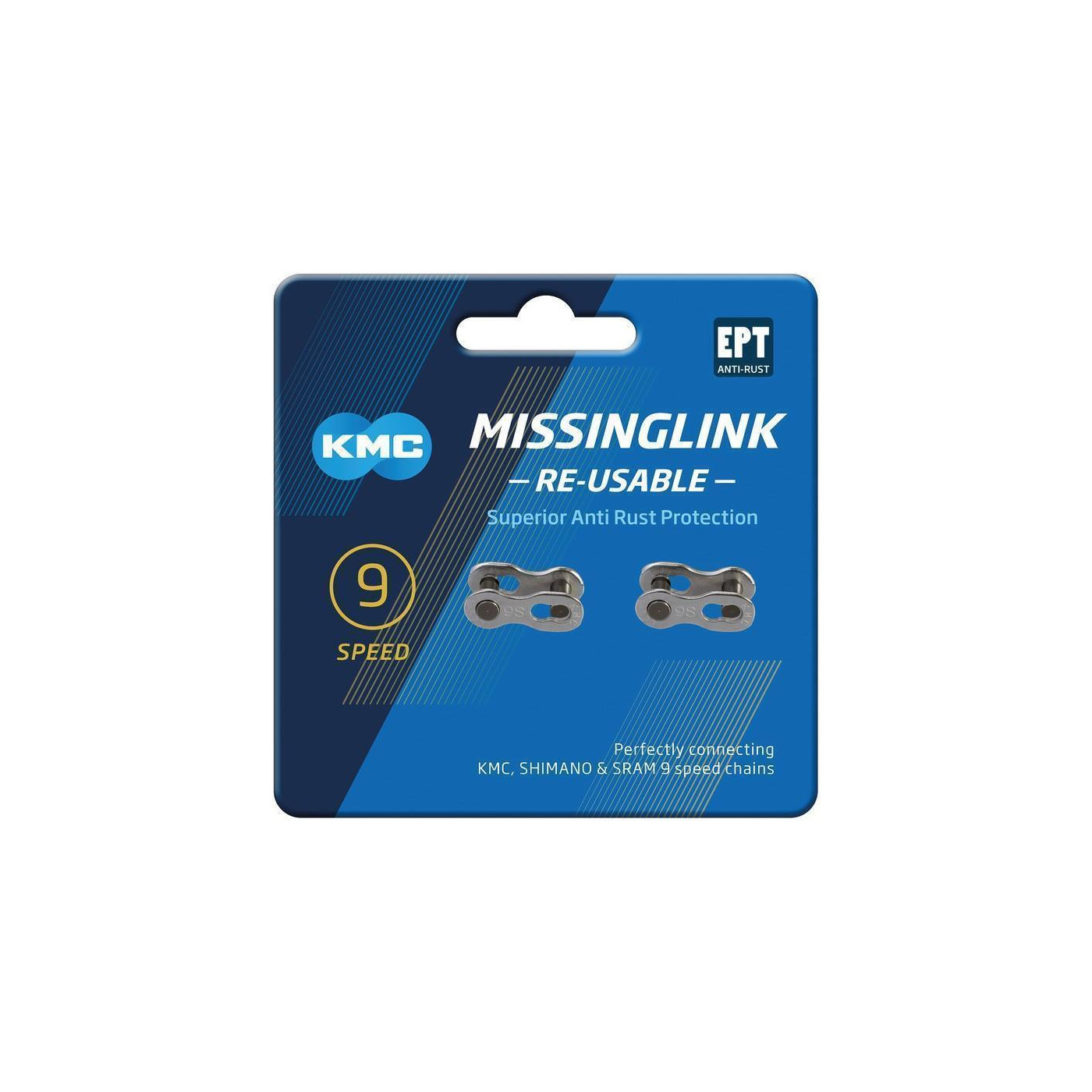 KMC Missinglink 9 Fach Verschlussglied 9 90 KMC Missinglink 9 Fach Verschlussglied 9 90